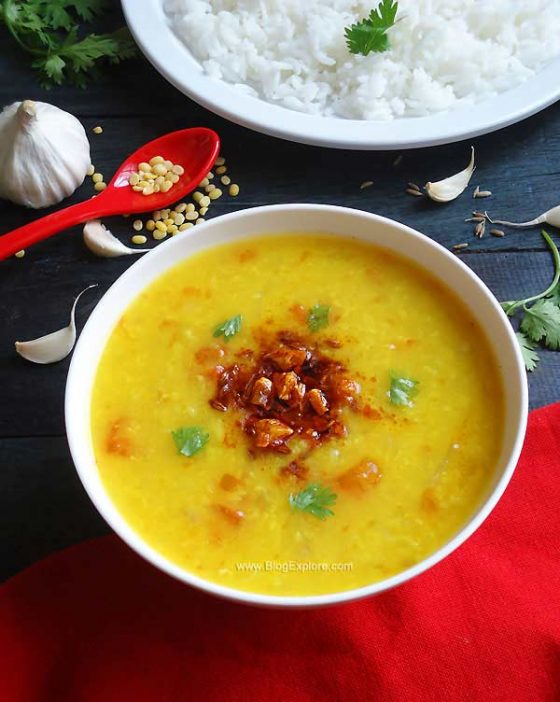 Lasooni Dal Tadka - Indian Recipes - Blogexplore